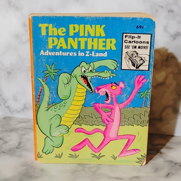Accents | Vintage Pink Panther Flip It Book | Poshmark